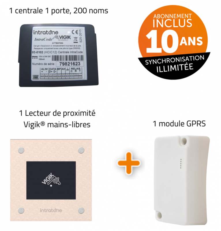 Intrabox vigik mains-libres 1 porte | Faille Industrie